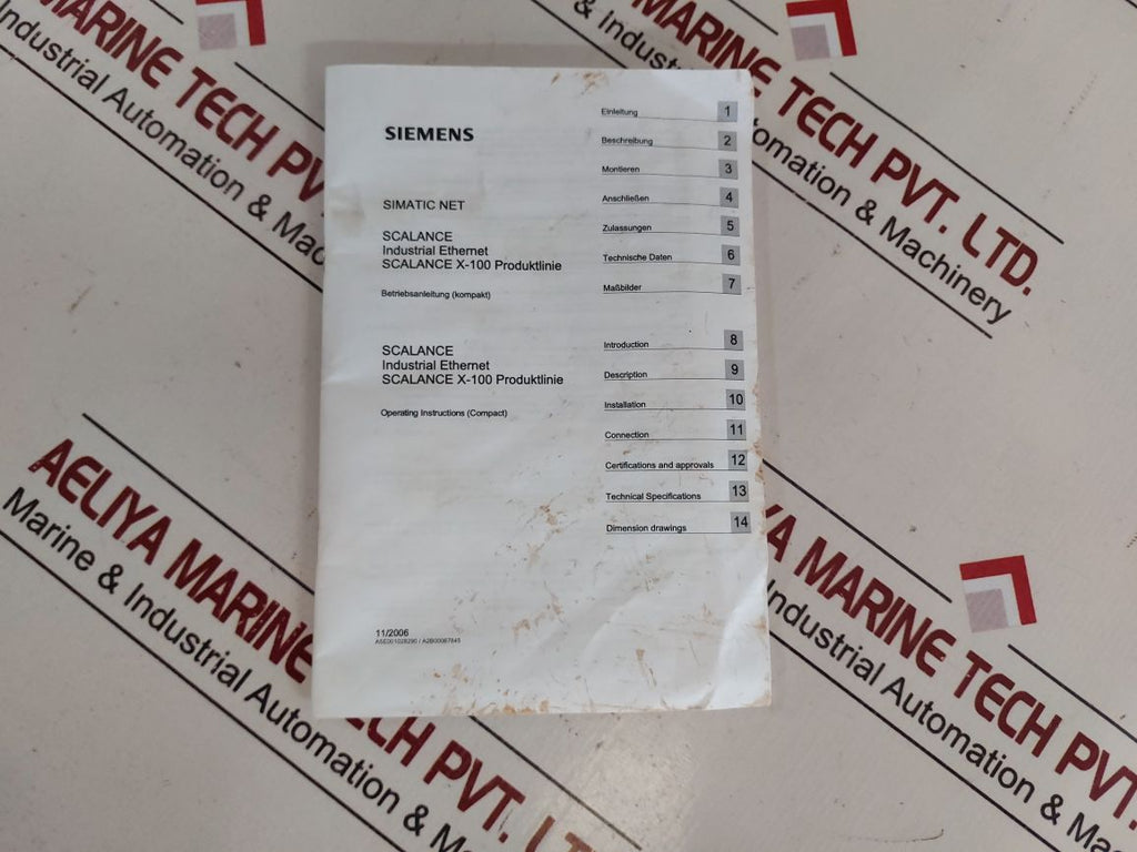 Siemens Scalance X108 Industrial Ethernet Switch – Aeliya Marine