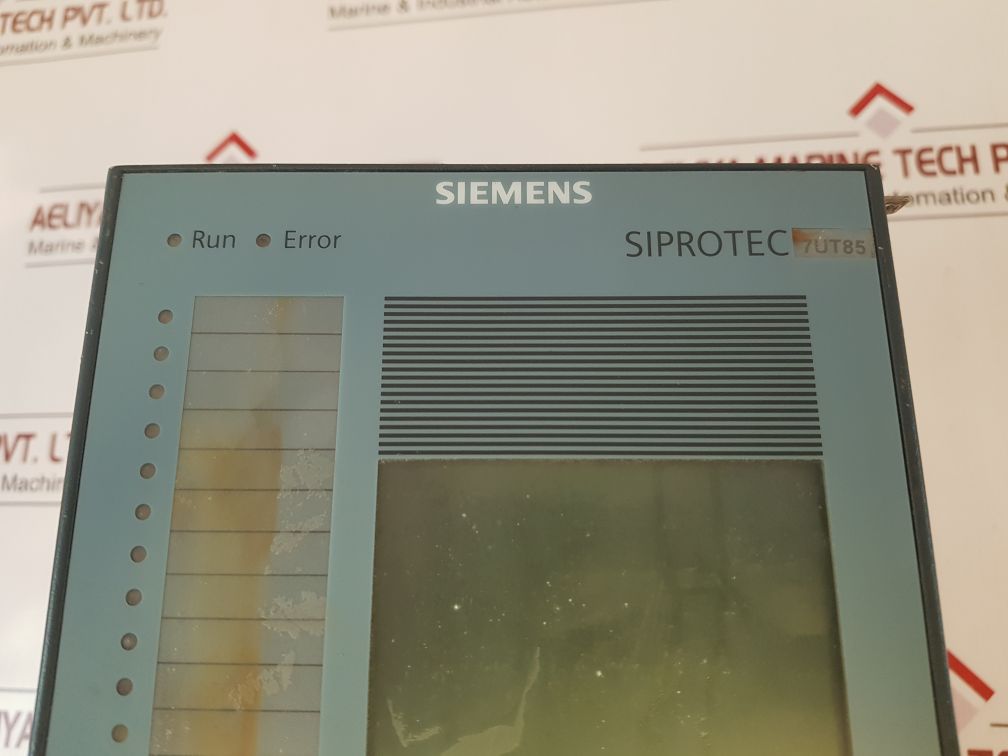 Siemens 7Ut85 Transformer Differential Protection Button Properly (Not ...