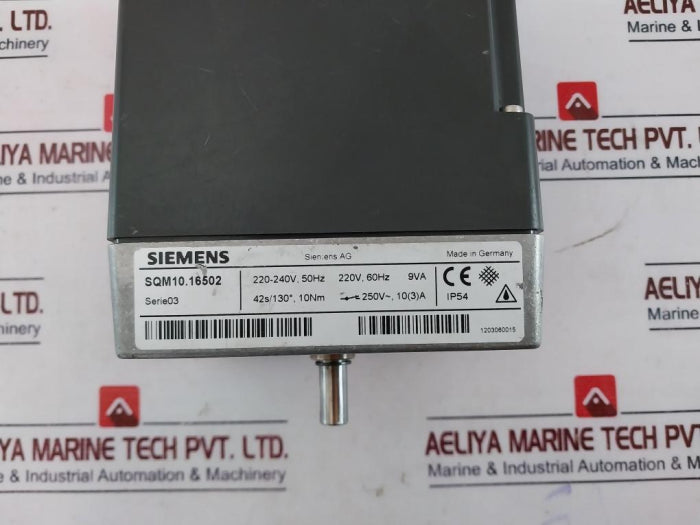 Siemens Sqm10.16502 Servo Motor Damper Actuator Serie 03 Ip54 – Aeliya ...