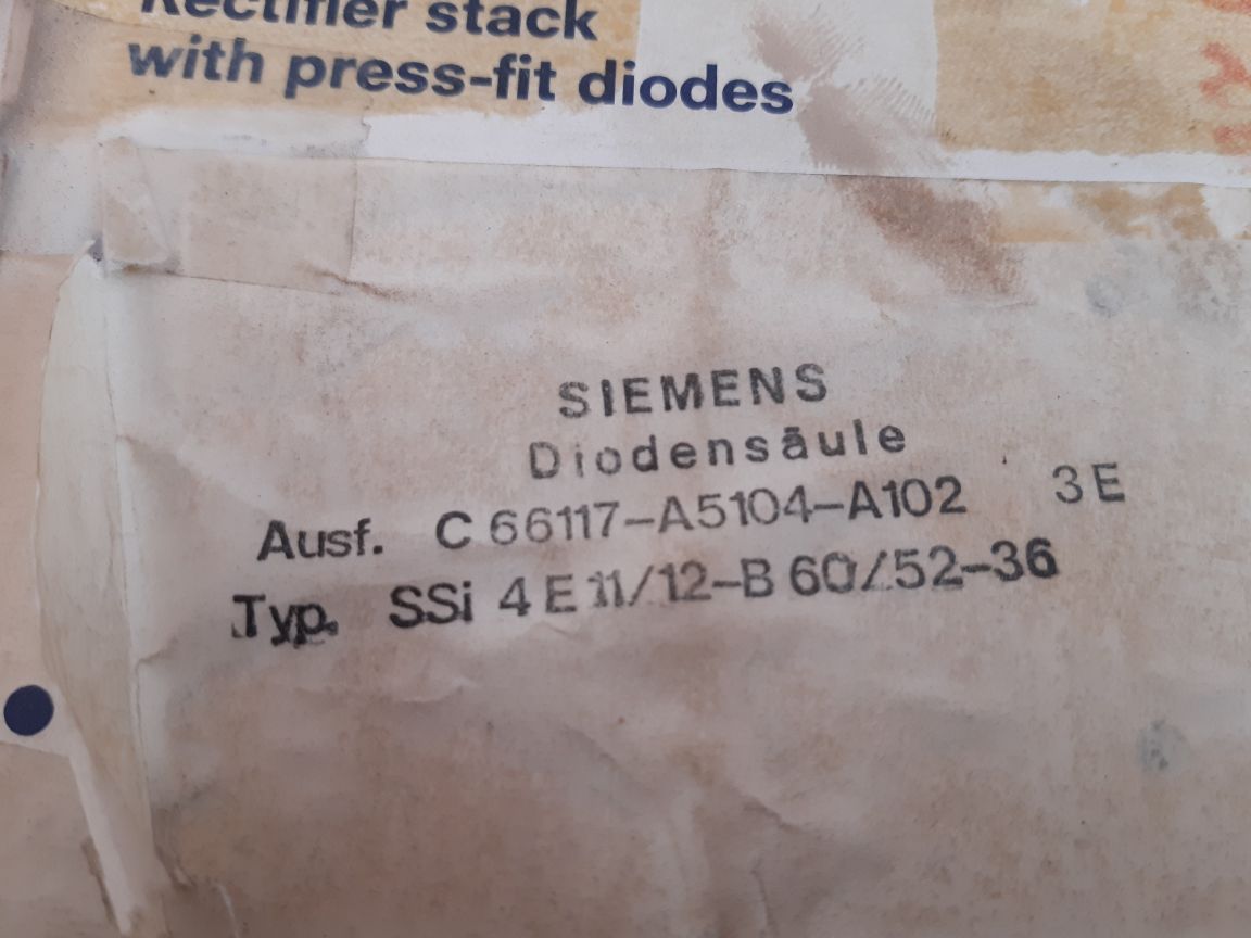 Siemens SSI 4E11/12-B Rectifier Stack – Aeliya Marine
