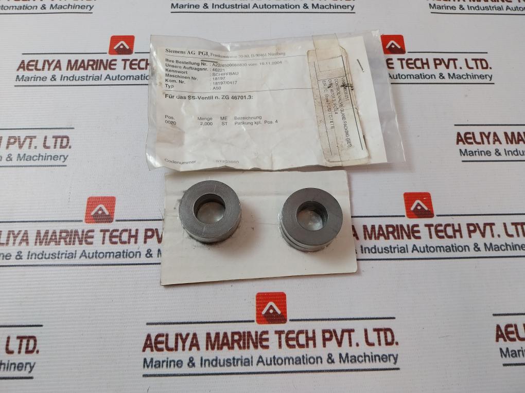 Siemens Val-04609-011 Control Valve Gland Packing Set – Aeliya Marine