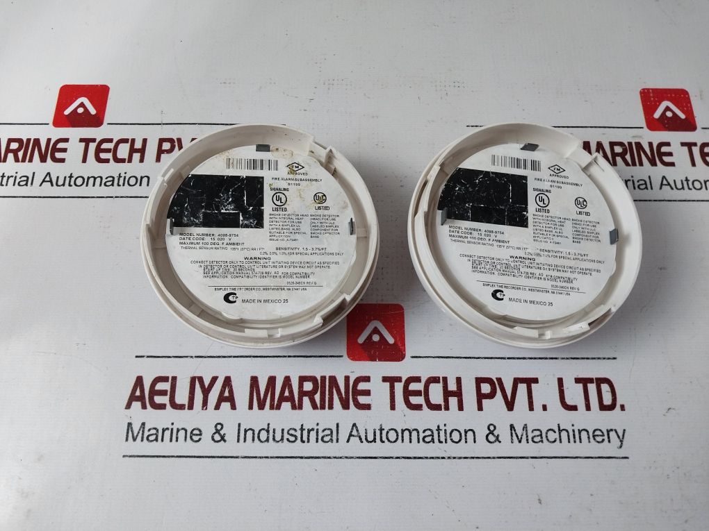 Simplex 4098-9754 Smoke Detector Head 0526-346Cn Rev G – Aeliya Marine