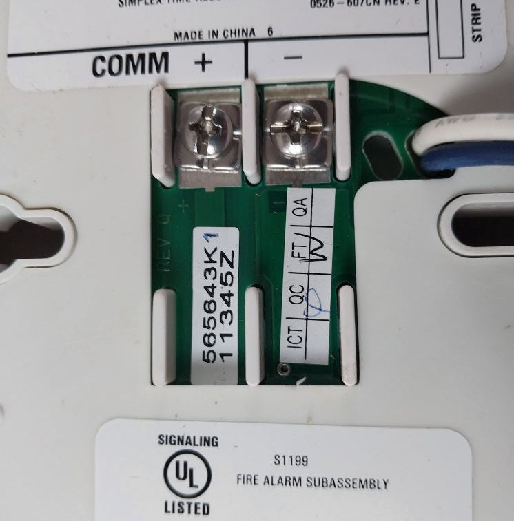 Simplex 4098-9789E Ssd Sensor Base – Aeliya Marine