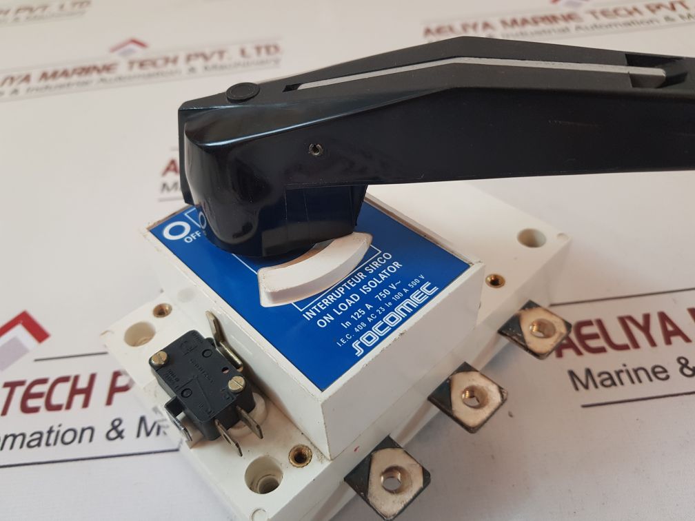 Socomec sirco 125 a on load isolator-switch 750 v~ – Aeliya Marine