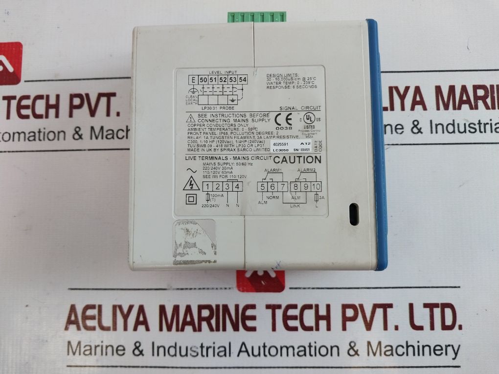 Spirax Sarco Lc3050 Level Controller – Aeliya Marine
