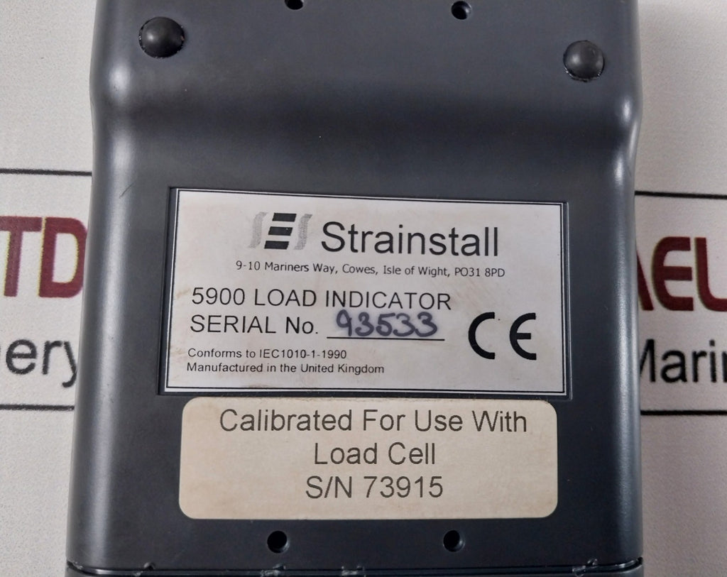 Strainstall 5900 Portable Load Indicator – Aeliya Marine
