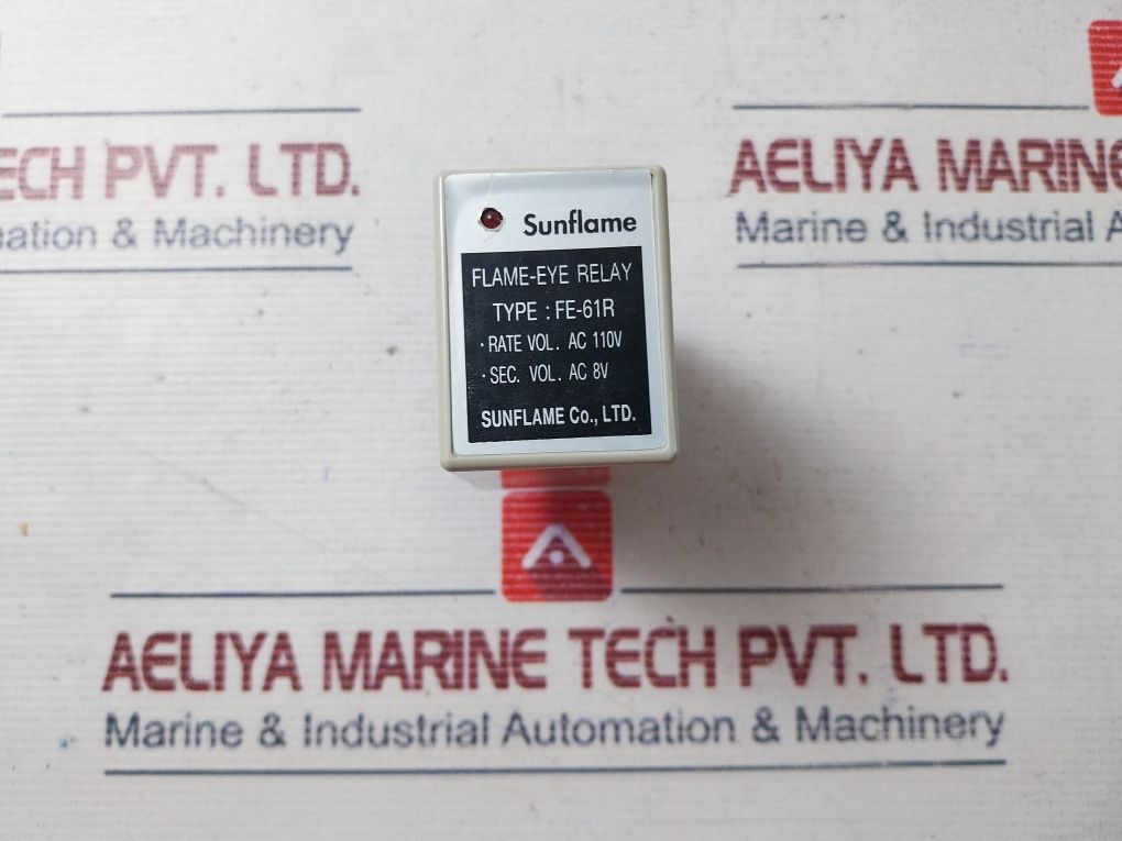 Sunflame Fe-61R Flame-eye Relay Ac 110V – Aeliya Marine