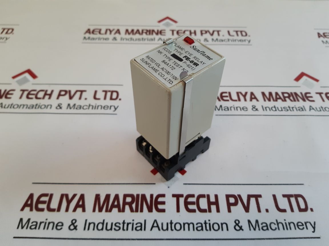Sunflame Fe-61R Flame-eye Relay With Base – Aeliya Marine