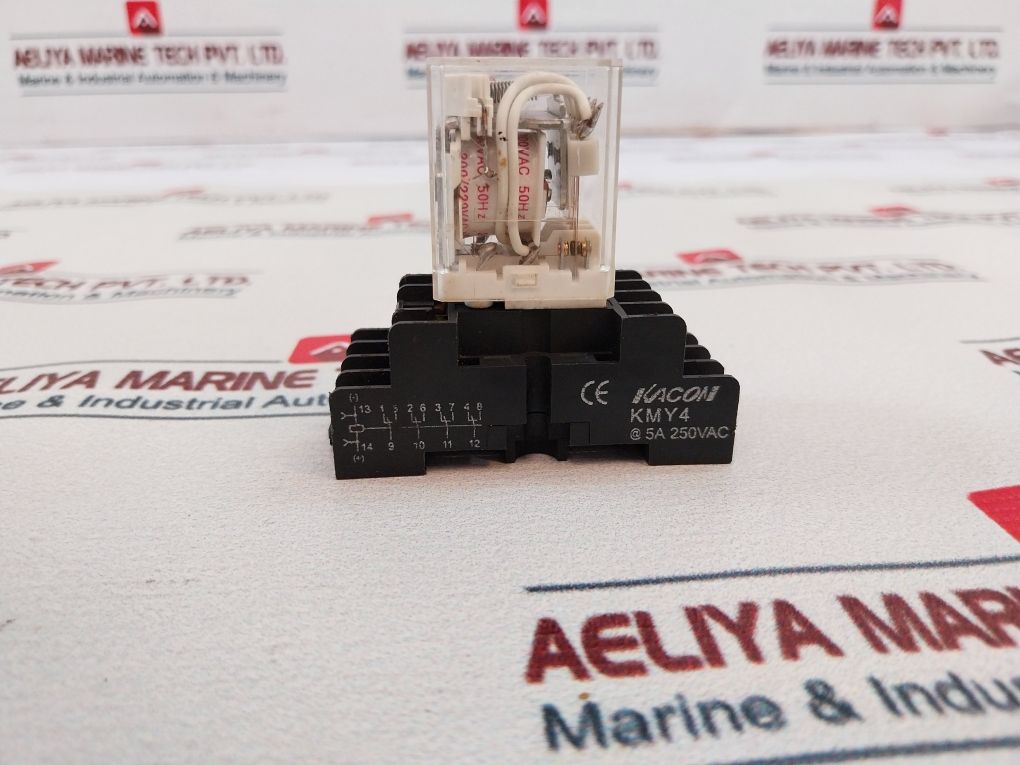 Sungho My-4Sn Relay With Base 3A 250Vac – Aeliya Marine