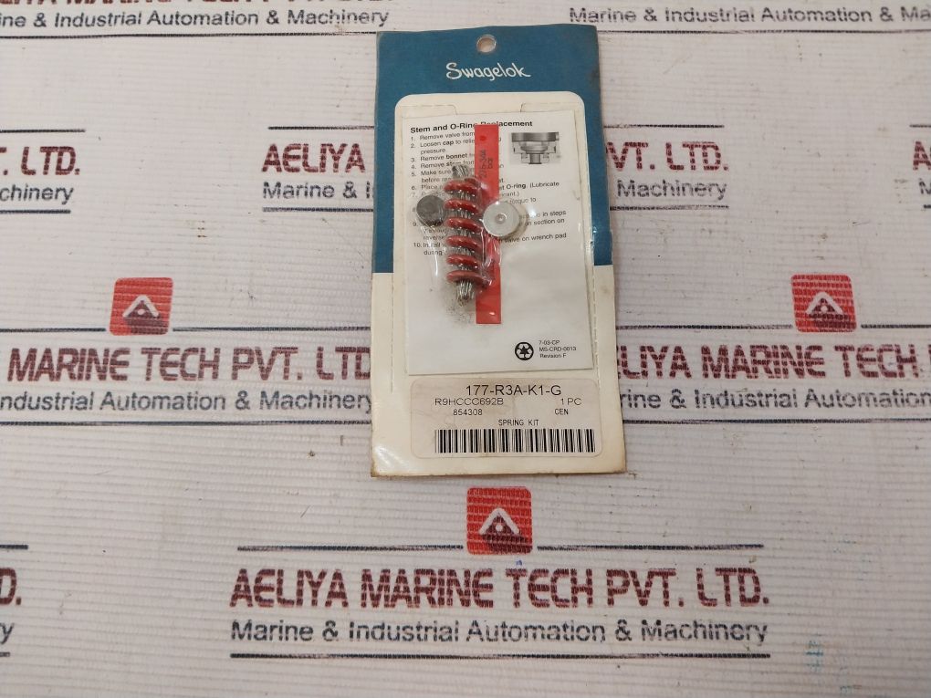 Swagelok 177-r3A-k1-g Stem And O-ring Replacement Spring Kit – Aeliya ...