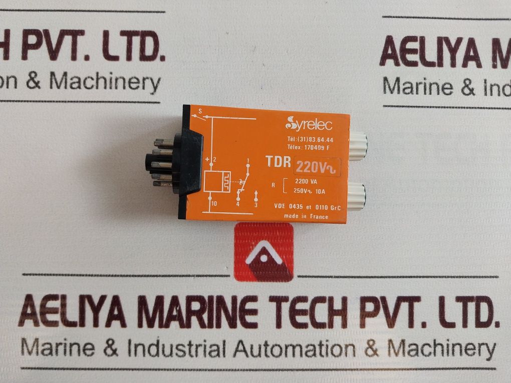 Syrelec Tdr 220V~ Time Delay Relay – Aeliya Marine
