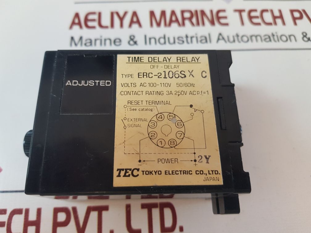 Tec Erc-2 Time Delay Relay Erc-2106S X C – Aeliya Marine