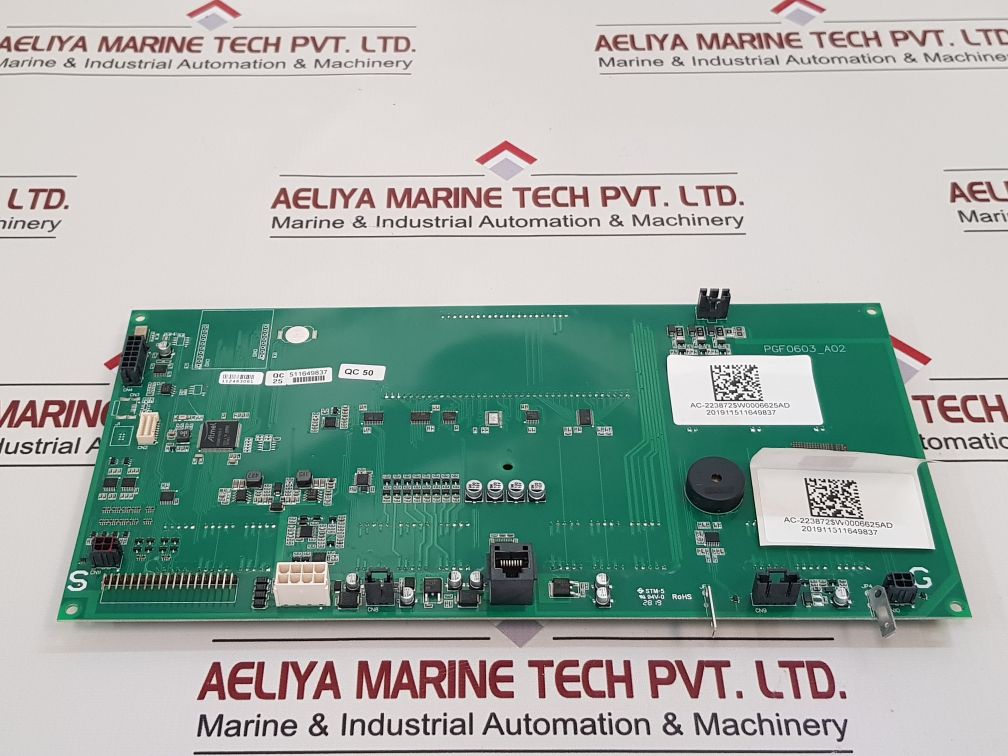 Technogym Pgf0603_A02 Display Assembly Printed Circuit Board Card Sw00 ...