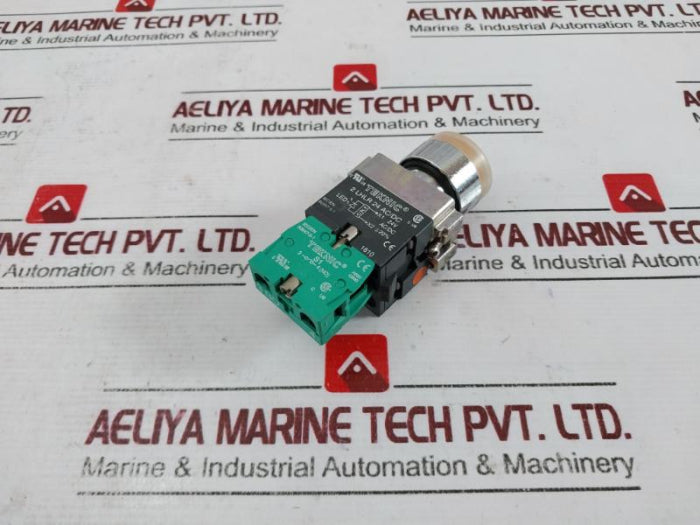 Teknic 2 Lhlr 24 Ac/Dc Push Button Switch 24V 4A Iec/En 60947-5-1, A60 ...
