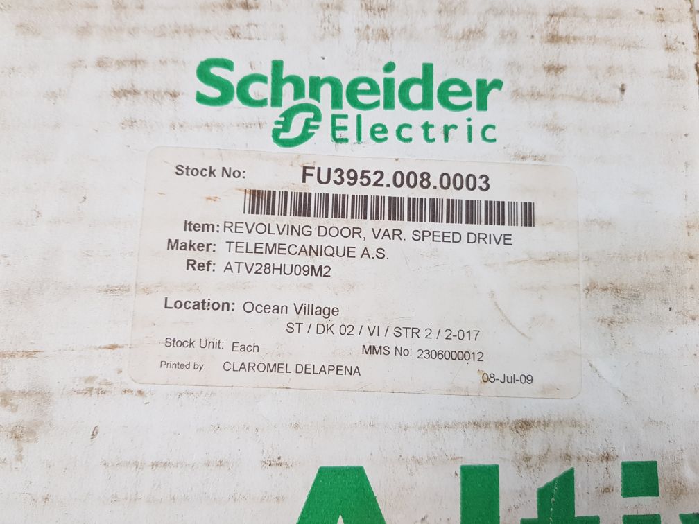 Telemecanique atv11hu09m2e altivar 11 Variable speed drive – Aeliya Marine