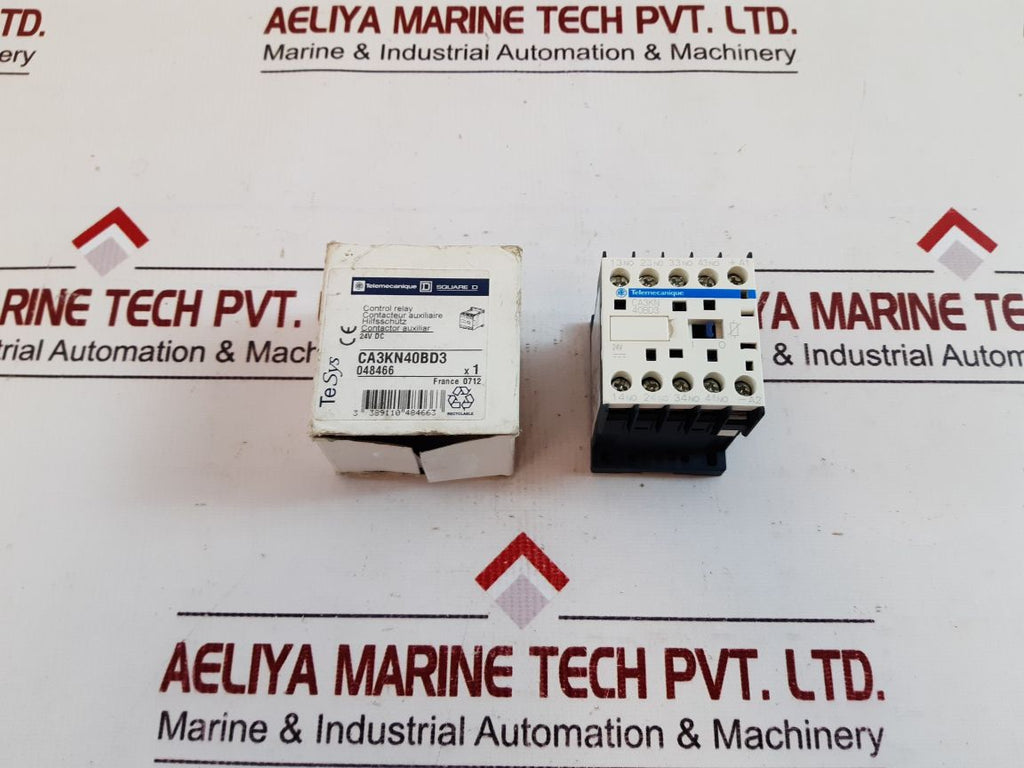 Telemecanique ca3kn40bd3 control relay with box – Aeliya Marine