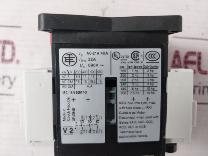 Telemecanique KCF1PZ | 3 Pole Load Break Switch – Aeliya Marine
