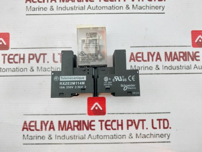 Telemecanique Rxze2M114M Relay Socket Base 10A 250V Iec 61810-1 ...