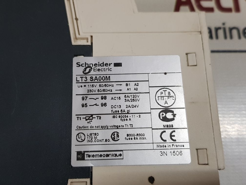Telemecanique/Schneider Electric Lt3Sa00M Thermistor Protection ...
