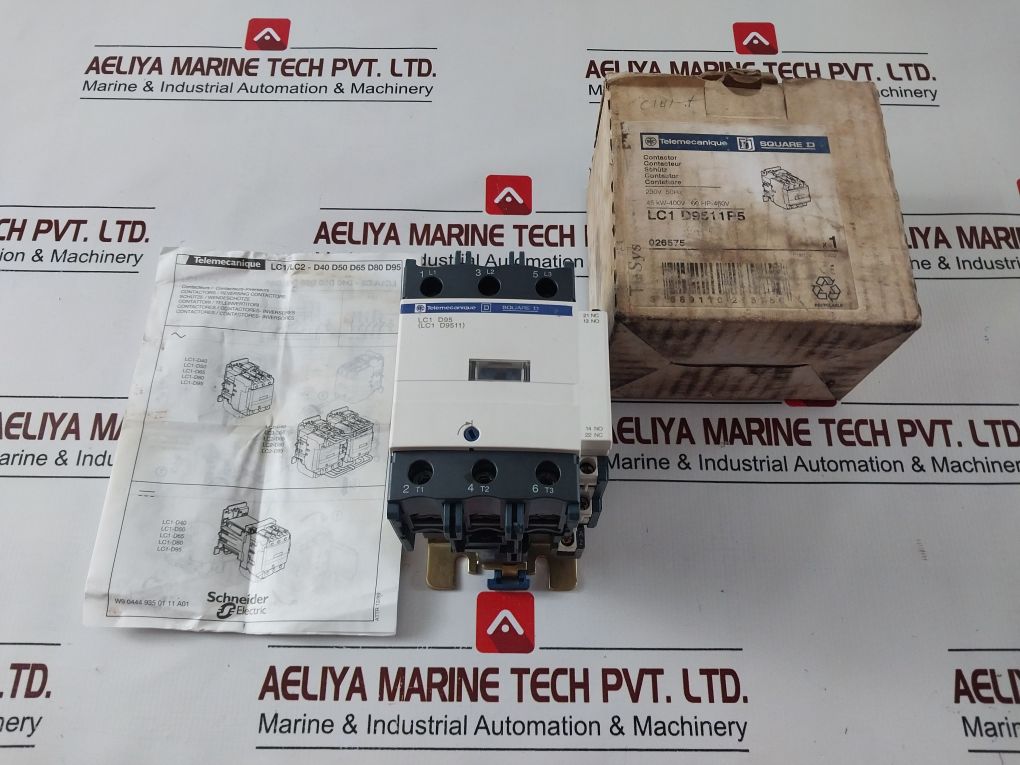 Telemecanique Lc1 D95 (Lc1 D9511) Contactor 230V 50Hz – Aeliya Marine ...