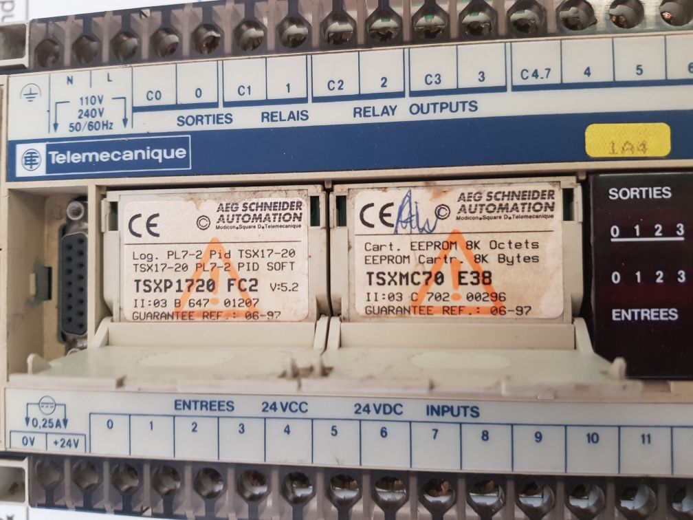 Telemecanique Tsx 17 23428 Programmable Controller 24Vdc – Aeliya Marine