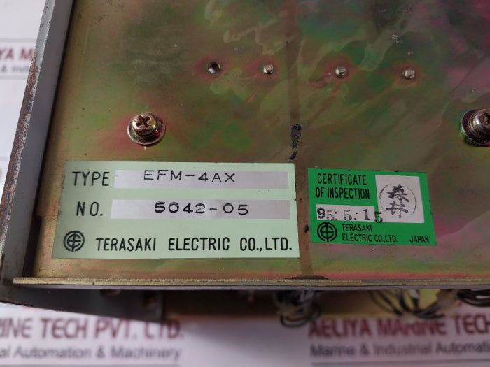 Terasaki Efm-4Ax Frequency Monitor – Aeliya Marine