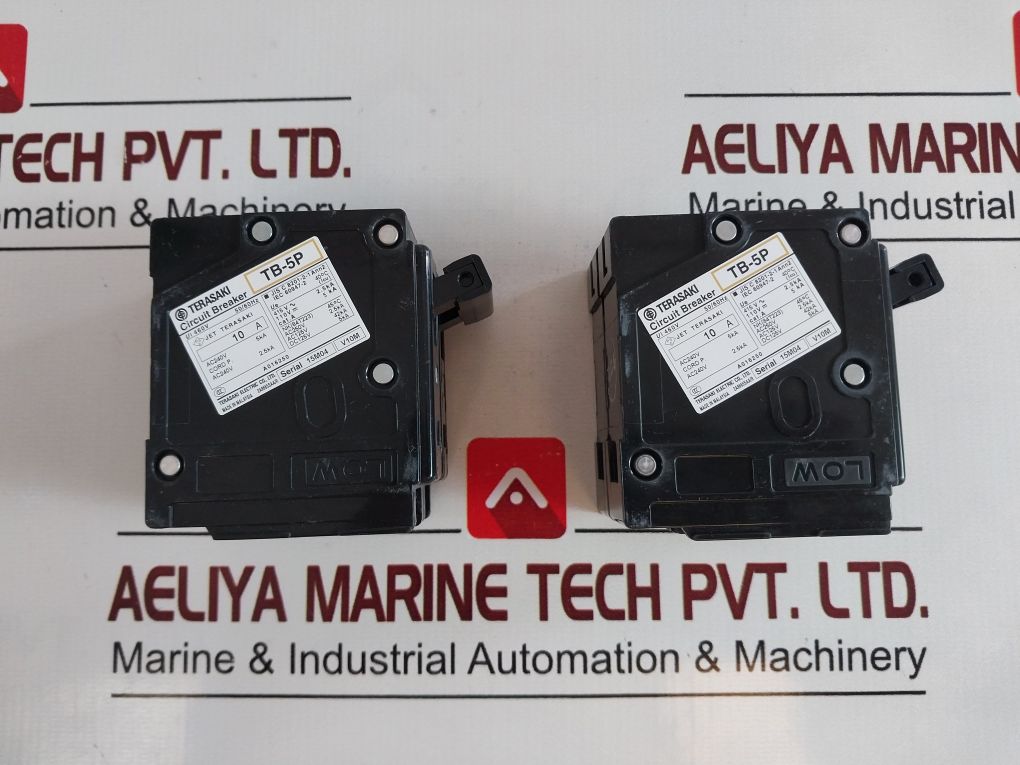 Terasaki Electric Tb-5P Circuit Breaker 10A Cat.: A – Aeliya Marine