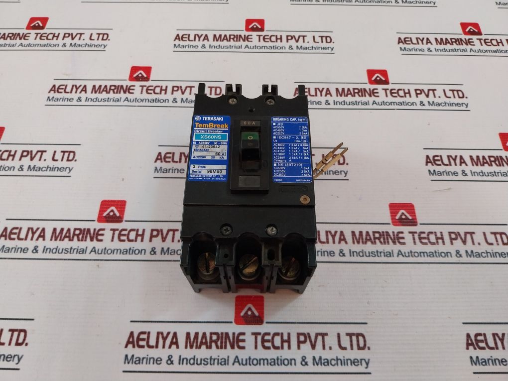 Terasaki Electric Xs60Ns Circuit Breaker 3-pole 60A – Aeliya Marine