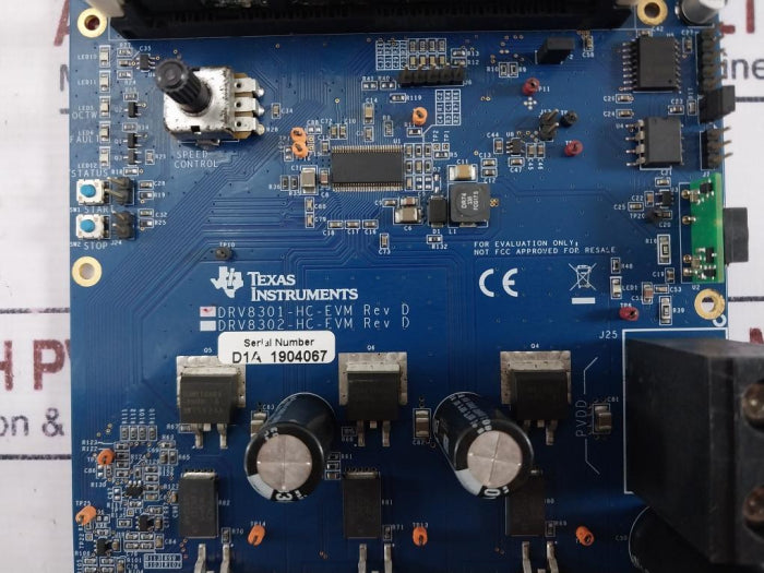 Texas Drv8301-hc-evm 3 Phase Motor Out F2806X Iso Control Card Rev D 9 ...