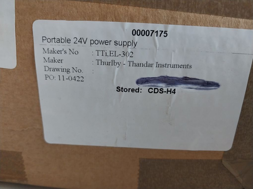 Thurlby Thandar Instruments El302R Power Supply – Aeliya Marine