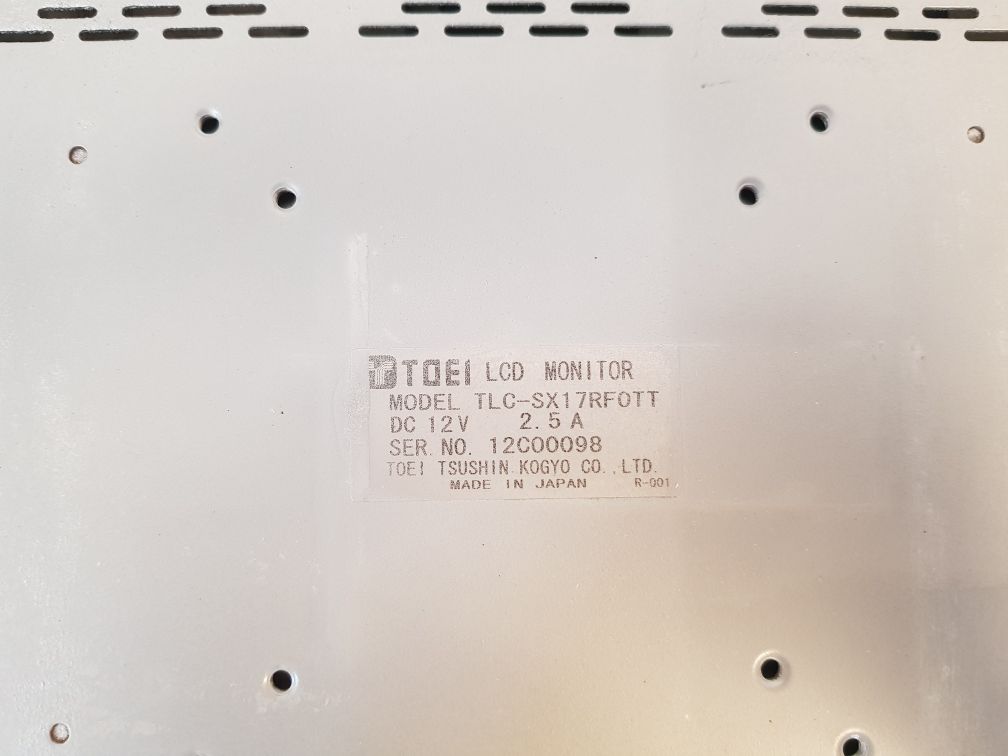 Toei Tsushin Kogyo Tlc-sx17Rfott Lcd Monitor – Aeliya Marine