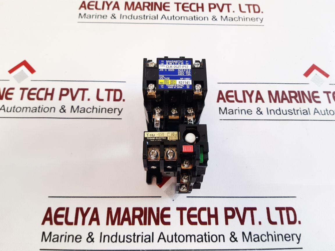 Togami Electric Clk-20Jt-p12 Magnetic Switch – Aeliya Marine