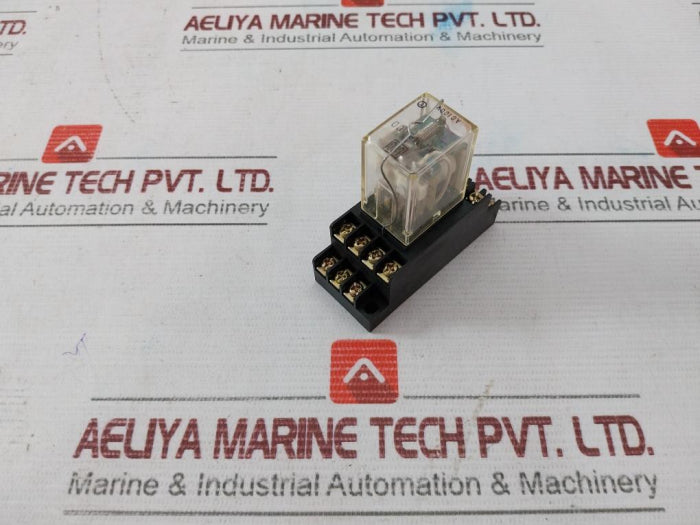 Tokyo Electric Mpm-100 General Purpose Relay With Base Ac100V Mpf-24 ...