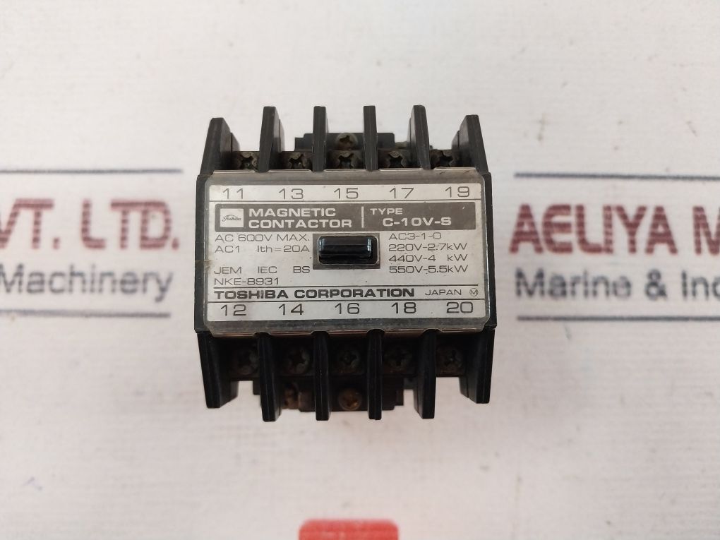 Toshiba C-10V-s Magnetic Contactor – Aeliya Marine