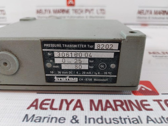 Trafag 8202 Pressure Transmitter 80 Bar 4–20 Ma 36V – Aeliya Marine