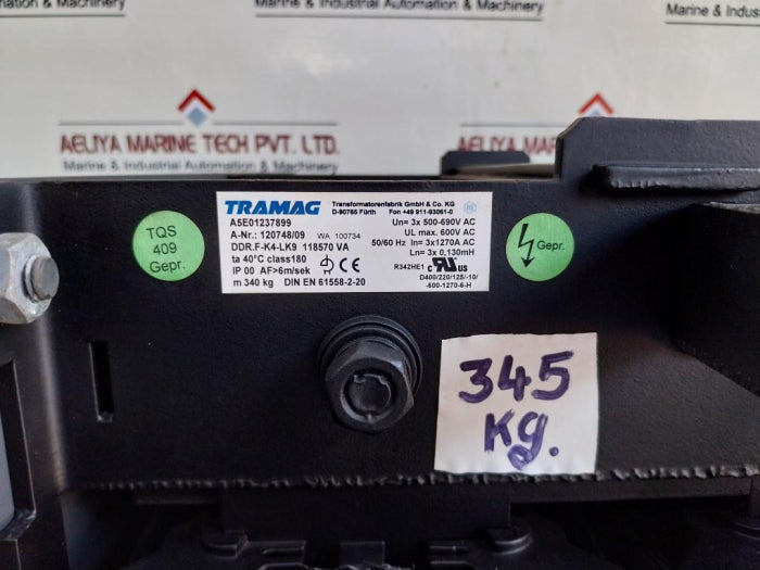 Tramag Ddr.F-k4-lk9 118570 Va Current Transformer Un 3X 500-690V Ac 50 ...