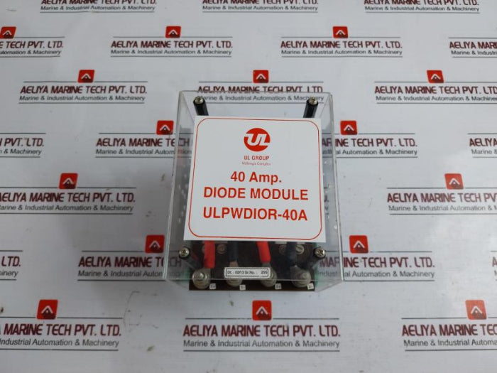 Ul Group Ulpwdior-40A Diode Module 40 Amp – Aeliya Marine