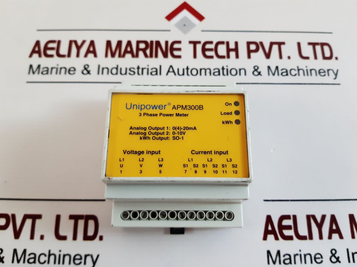 Unipower Apm300B ,3 Phase Power Meter Apm300-62 – Aeliya Marine
