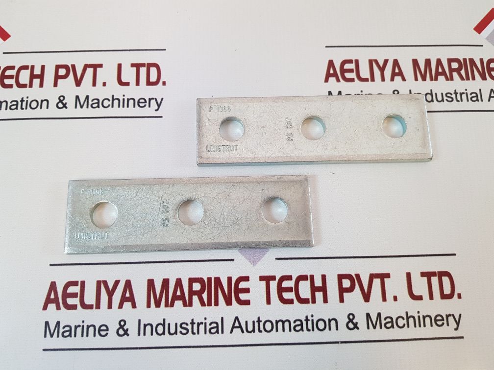 Unistrut P 1066 3 Hole Flat Splice Plate With Anti-seize Lubricant Kit ...