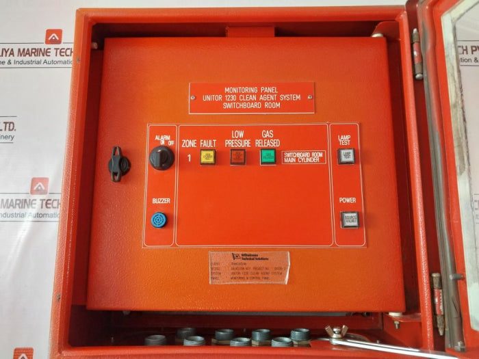 Unitor 1230 Clean Agent System – Aeliya Marine