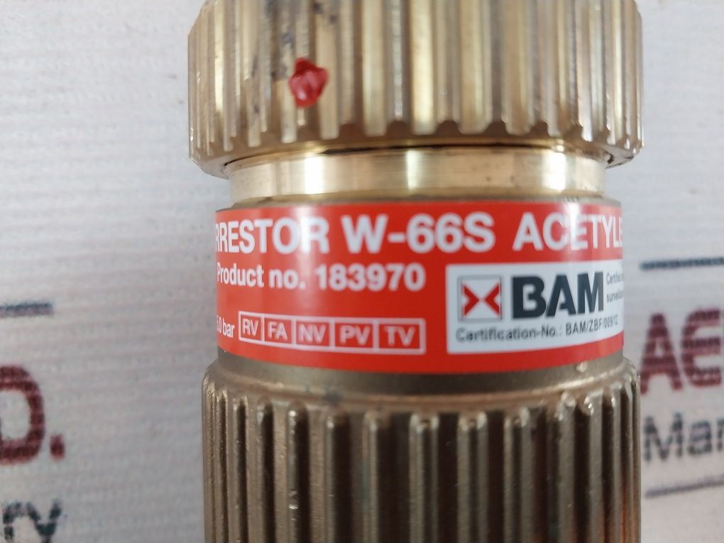 Unitor 183970 Automatic Flashback Arrestor W-66S Acetylene – Aeliya Marine