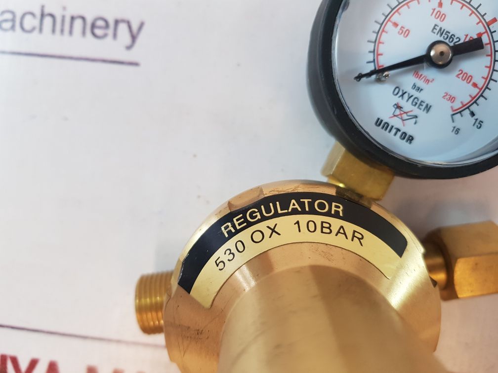 Unitor 530 Ox 10Bar Pressure Regulator Manometer Oxygen – Aeliya Marine