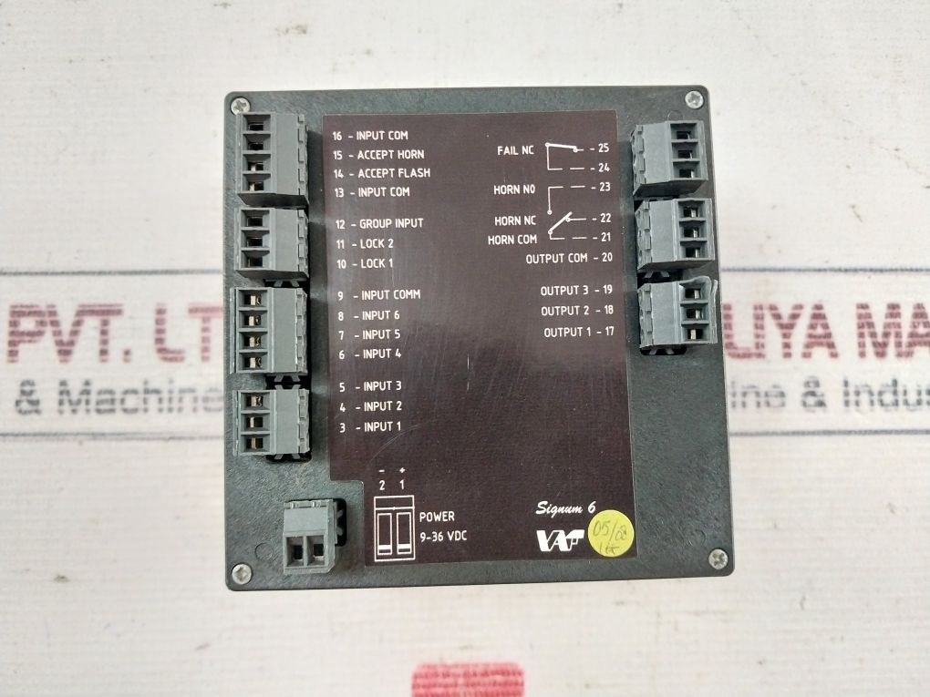 Vaf Signum 6 Ship Alarm Monitoring System – Aeliya Marine