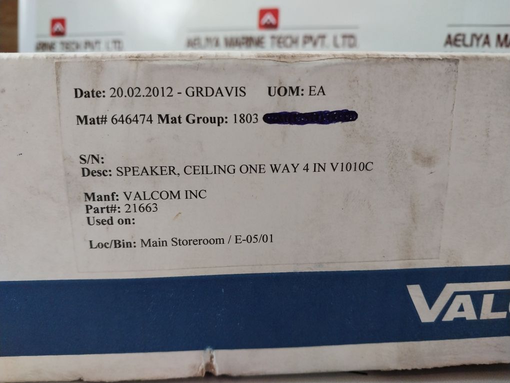 Valcom V-1010C Ceiling Speaker – Aeliya Marine