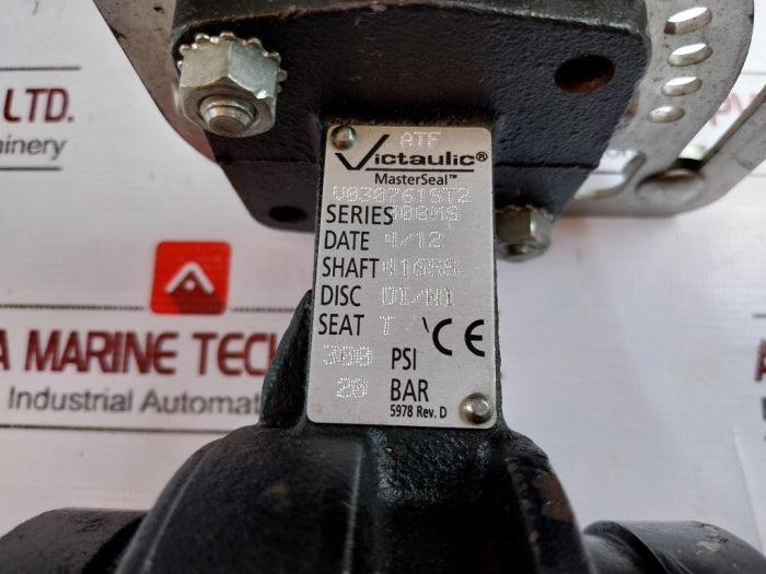 Victaulic V030761St2 Butterfly Valve Masterseal 5978 Rev.D 3-761D ...