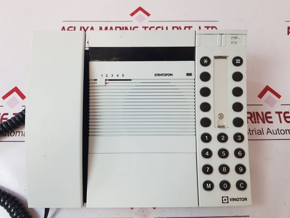 Vingtor Zenitel Vmp-619 Derek Master Station W/Handset Vmp-619.0221 ...