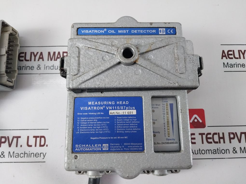 Visatron Vn 115/87 Plus Oil Mist Detector – Aeliya Marine Tech Pvt. Ltd.