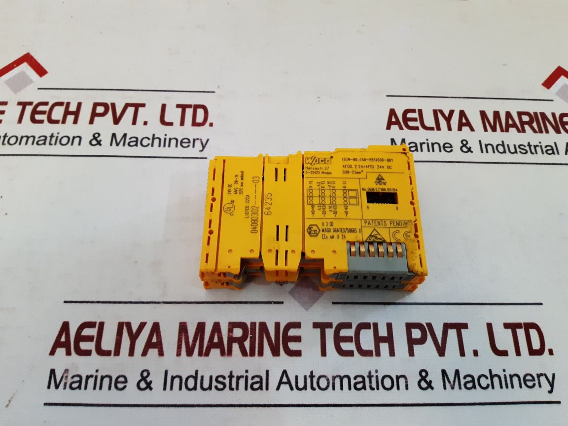 Wago Profisafe 750-665/000-001 Input Output Module – Aeliya Marine