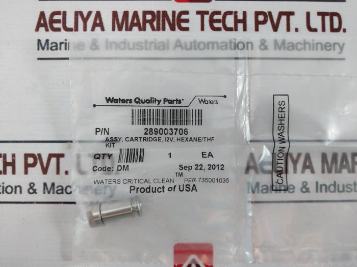 Waters 289003706 Cartridge Assembly I2V, Hexane/Thf Kit – Aeliya Marine