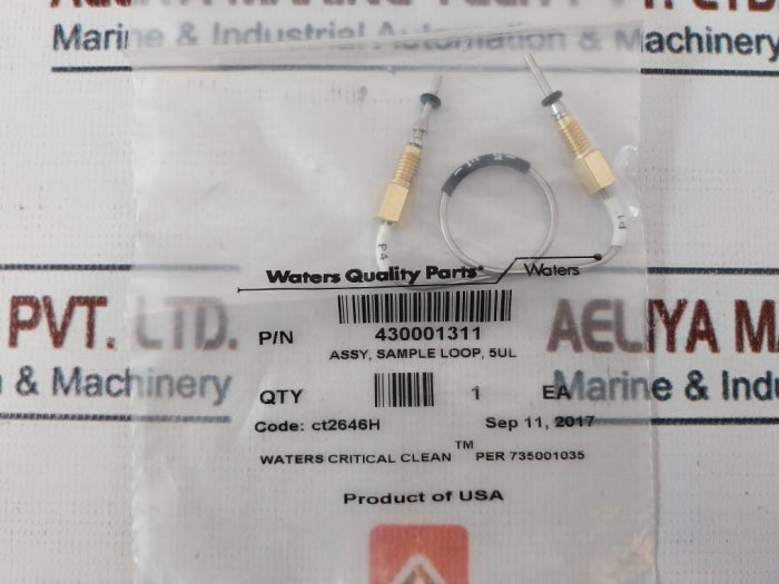 Waters 430001311 Sample Loop Assembly – Aeliya Marine